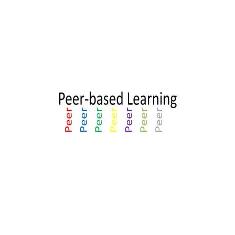 Peer based learning | PPT