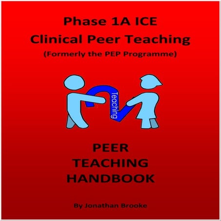 Peer Teaching Programme Handbook | PDF