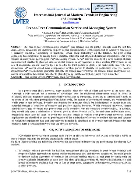 P2P File Sharing Web App | PDF