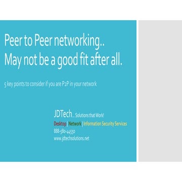 Peer to-peer-networking | PPTX | IT and Internet Support | Internet