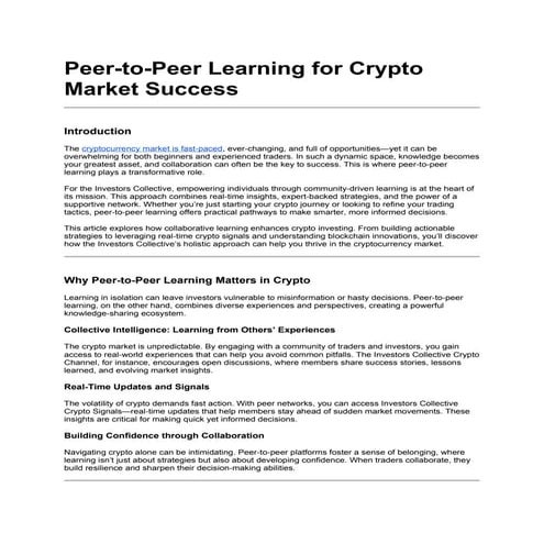 Peer-to-Peer Learning for Crypto Market Success.docx