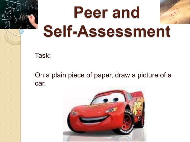 self and peer. evaluation | PPT