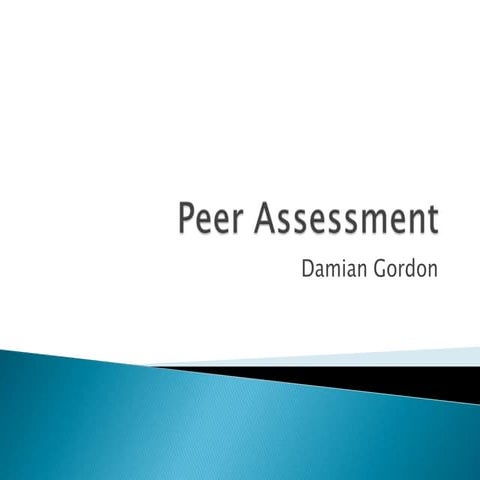 Peer Assessment | PPTX