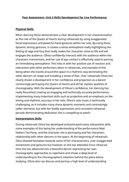 Personal management sheet - Olivia Mills.docx