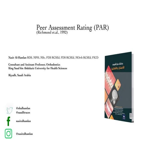 Peer Assessment Rating Par Orthodontic Index Pdf