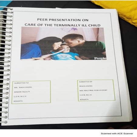 peer presentation on care of the terminally ill child.pdf | Technology & Computing