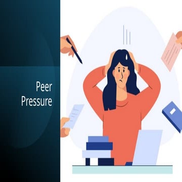 Peer Pressure And Effect School Students | PPTX