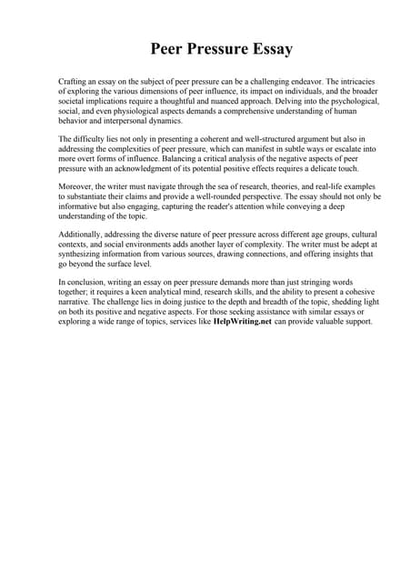 Essay Peer Pressure.pdf