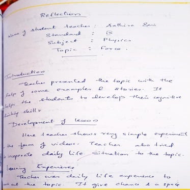 Peer reflection | PDF