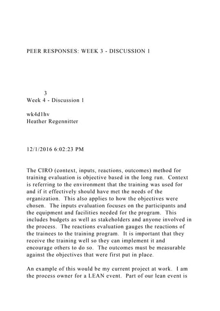 Day In the Life Of (DILO) methodology | PPT