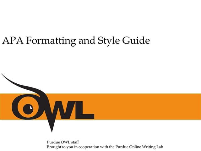 A practical guide to APA style | PPTX