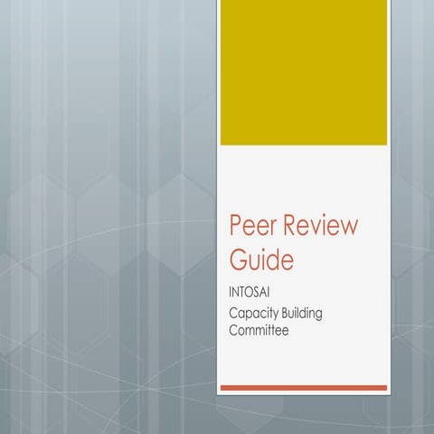 Peer review guide [1] | PPTX