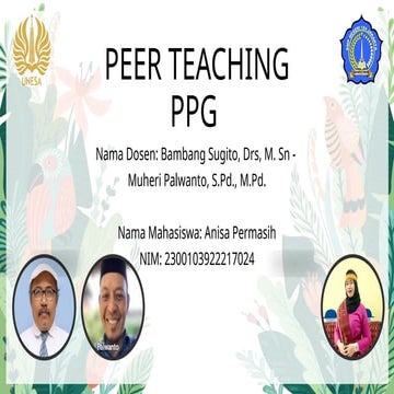 PEER TEACHING SMPN 184 Jakarta - Anisa P.pptx