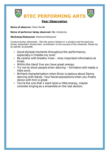 Rubric for folk dance | DOC | Education