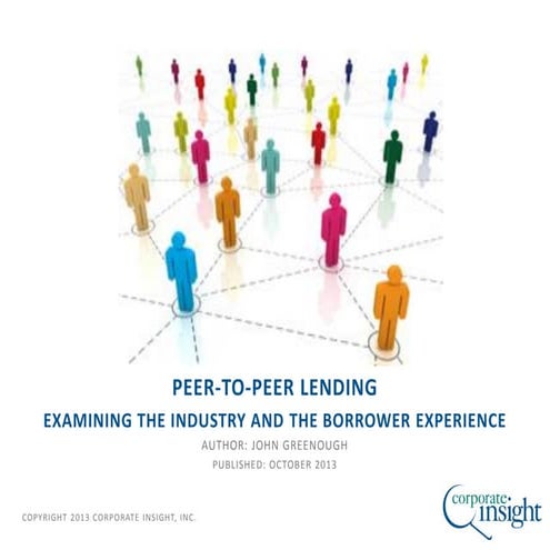 Peer-to-Peer Lending: Examining the Industry and the Borrower ...