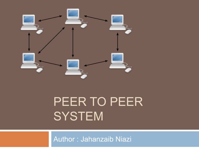 Peer To Peer System Ppt
