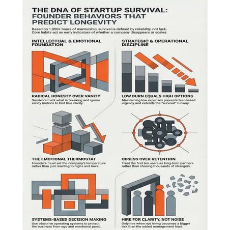 Peesh Chopra Startup Survival Framework: Visual Guide for Founders | PDF