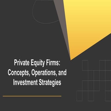 Understanding Private Equity, Venture Capital, and Market-Linked ...