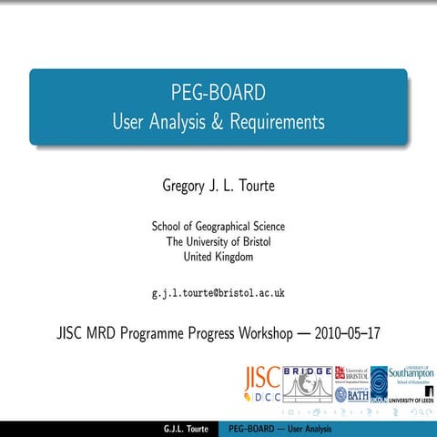 Peg board-progress workshop | PDF