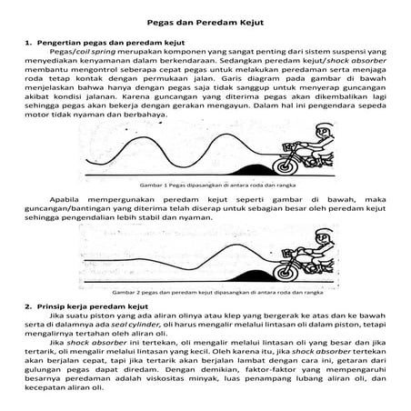 Pegas dan peredam kejut | PDF