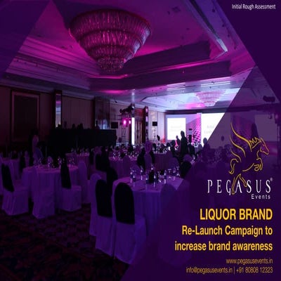 Pegasus events liquor brand relaunch campaign | PPT