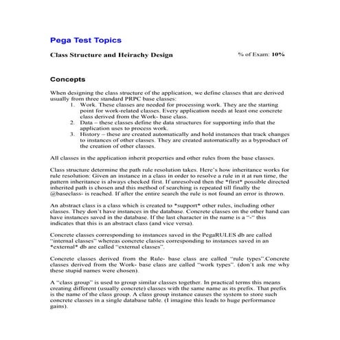 Pega poc | Pega projects | DOC