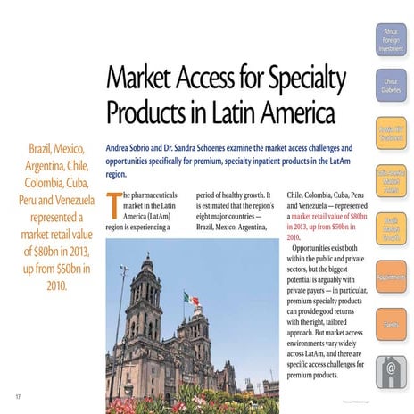 Market Access for Specialty Products in Latin America | PDF