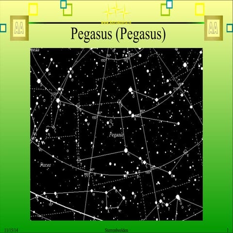 Sterrenbeeld Pegasus (Herfstavonden) | PPT