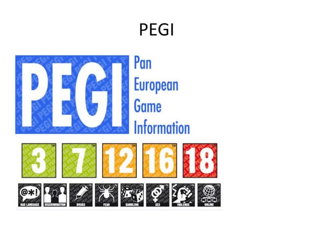 The pegi clasification | PPTX