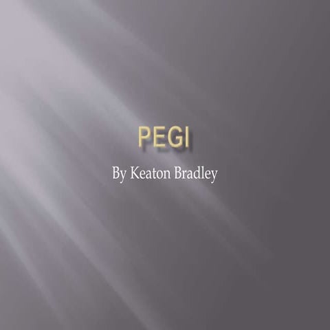 Pegi research | PPT