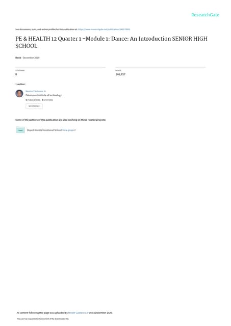 PHYSICAL EDUCATION AND HEALTH FOR GRADE 12 .pptx