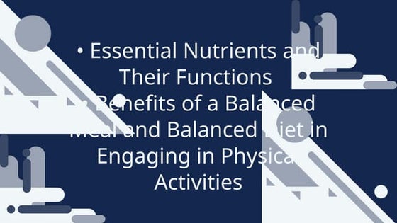 The Six Essential Nutrients: Lesson Plan And Worksheet | PDF