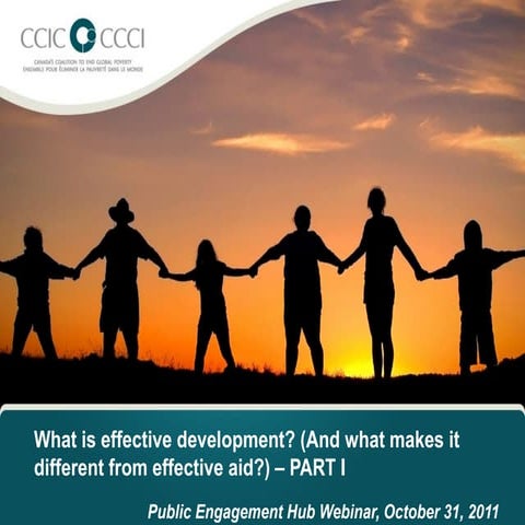 Aid Effectiveness vs. Development Effectiveness – Is There A Difference ...