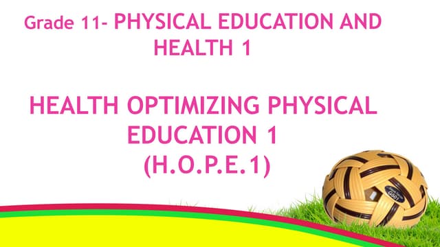 LESSON 2 Physical Activity | PPT