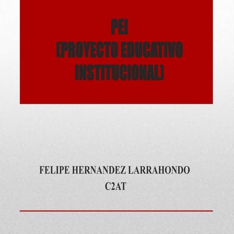 Diapositivas del pei | PPTX