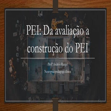 PEI - Plano Educacional Individualizado.pptx