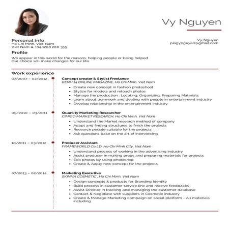 Curriculum Vitae of Peigy Nguyen | PDF