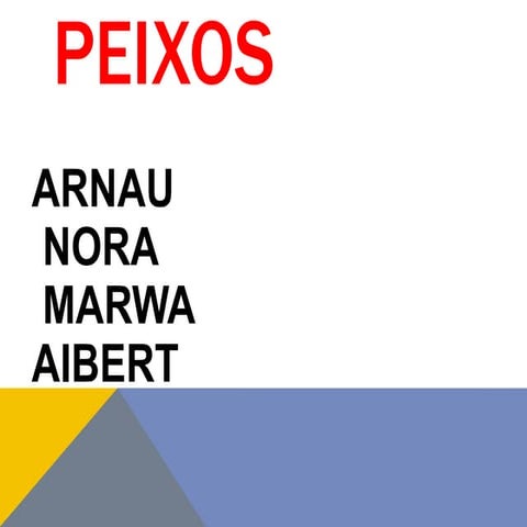 Peixos | PPTX