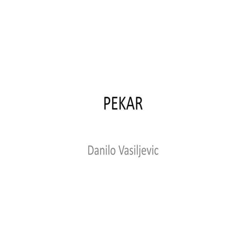 Pekar i Pekare | PPTX
