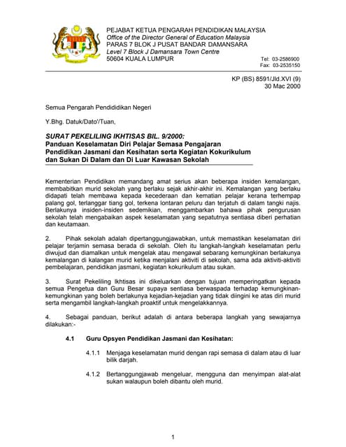 Pekeliling pakaian pj 1971 | PDF