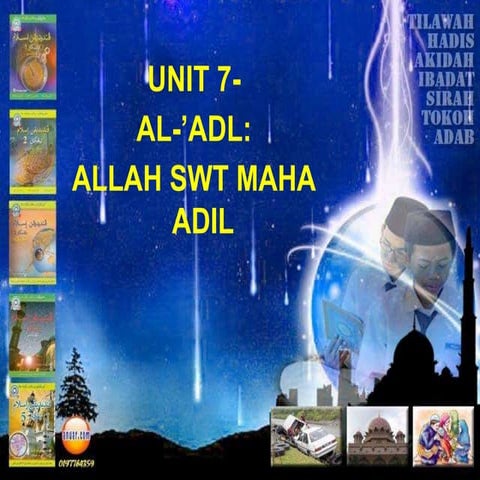 Pel. 11 unit 7 al adl - allah maha adil | PPTX