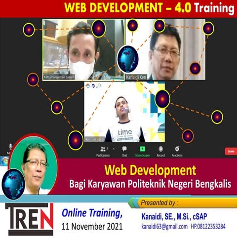 PELAKSANAAN + Link-Link MATERI Training "WEB DEVELOPMENT" | PPTX