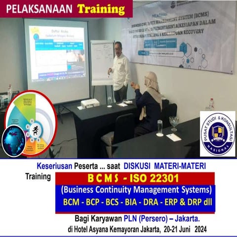 PELAKSANAAN + Link2 MATERI Training _"Business Continuity Management ...