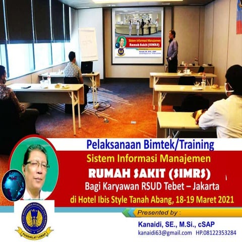 Pelaksanaan TRAINING + Link-Link MATERI Training "SISTEM INFORMASI MANAJEMEN & SIMRS" | PPTX
