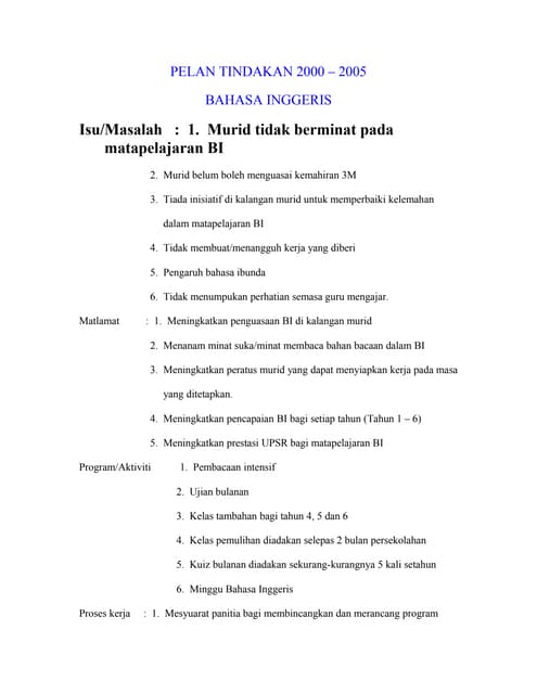Contoh 6 makluman vs tindakan | PDF