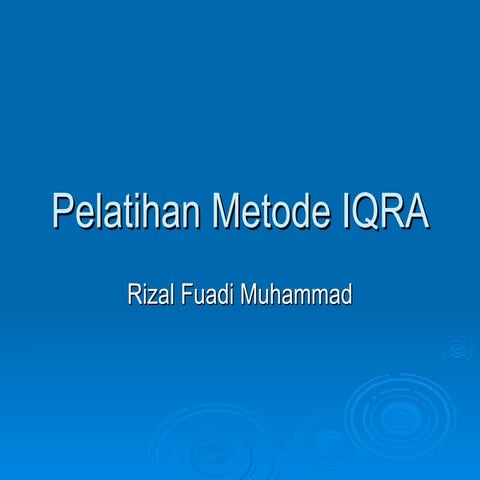 Iqra 3 | PDF