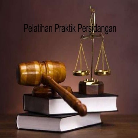 Materi Teknik Persidangan | PPTX