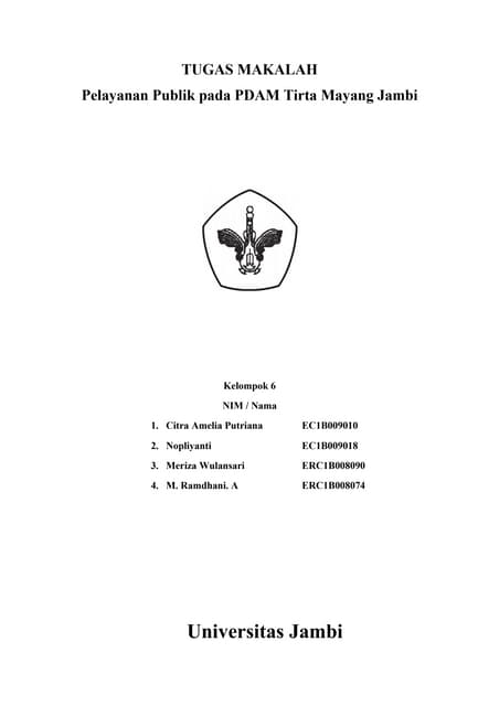 Penerapan Tekknologi Pengolahan Air Secara Terpadu di Pemukiman Kawasan ...