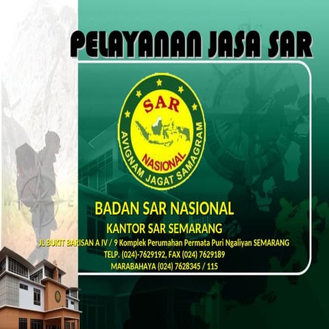 PELAYANAN publik di bidang khususJASA SAR.ppt