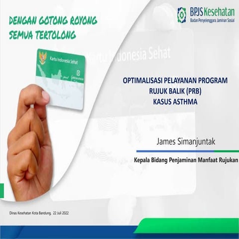 Buku Panduan Praktis BPJS Kesehatan - Program Rujuk Balik (PRB) | PDF